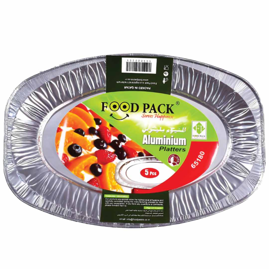 65180 Aluminium Container / Majlis Plate | foodpackqatar.com
